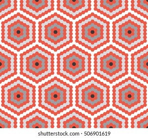 Scandinavian Seamless Pattern Swedish Folk Art: wektor stockowy (bez ...