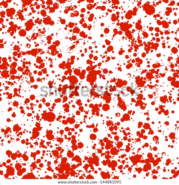 Seamless Red Splatter Texture Stock Illustration 144881095