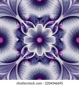 Seamless Repeating Pattern Drawing Blue Pink Stock Illustration ...