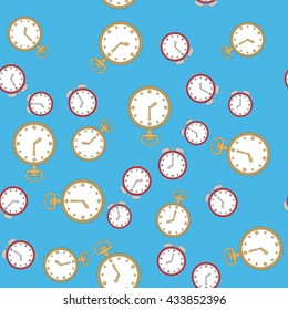 Seamless Retro Pattern Watches Stock Illustration 433852396 | Shutterstock