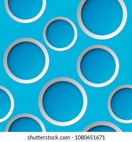 Seamless Round Pattern Circle Textured Background Stock Illustration ...