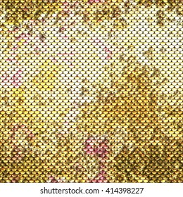 Seamless Sequins Texture Background Colorful Luxury Stock Illustration ...