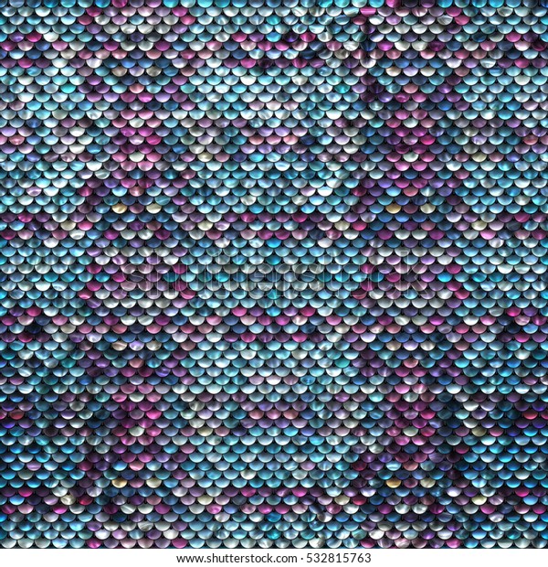 Seamless Sequins Texture Background Stock Illustration 532815763