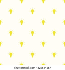 Seamless Simple Pattern Lamps On Light Stock Illustration 322544567 ...