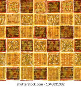 Seamless Small Tiles Texture Different Shades Stock Illustration ...