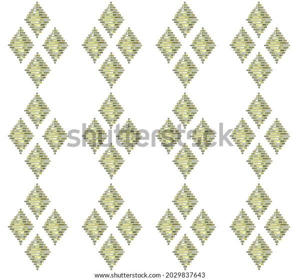 Seamless Surface Design Style Thai Pattern Stock Illustration ...