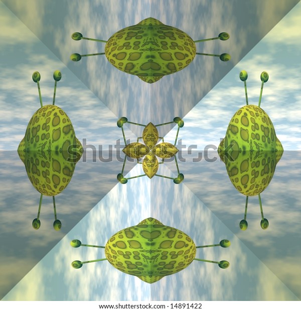 Seamless Texture 6 Martian Theme Stock Illustration 14891422 | Shutterstock