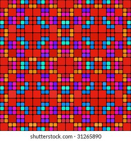Seamless Texture Bright Repeating Blocks Black Stock Illustration ...