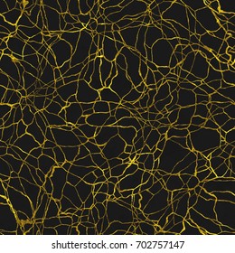 Seamless Texture Gold Black Pattern Stock Illustration 702757147 ...
