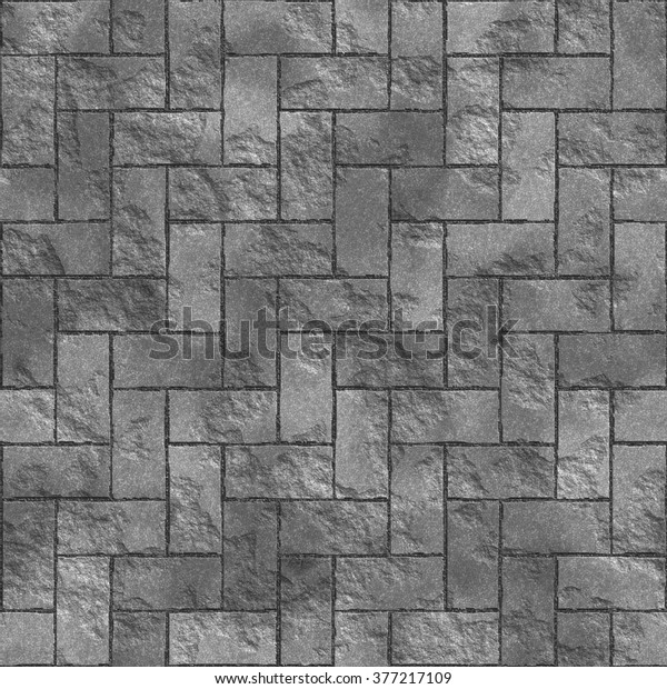 Seamless Texture Gray Tile High Resolution Stock Illustration 377217109