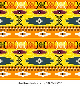 Seamless Texture Mexican Pattern Stock Illustration 197688011 ...