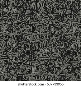 Seamless Topographic Map Pattern Raster Seamless Stock Illustration ...