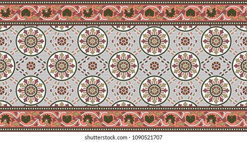 Seamless Traditional Indian Pattern Stock Illustration 1090521707