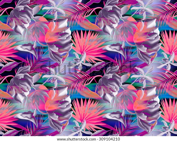 Fondo tropical sin problemas