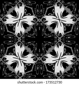 Seamless Unique Abstract Pattern Made Unique Stock Illustration ...