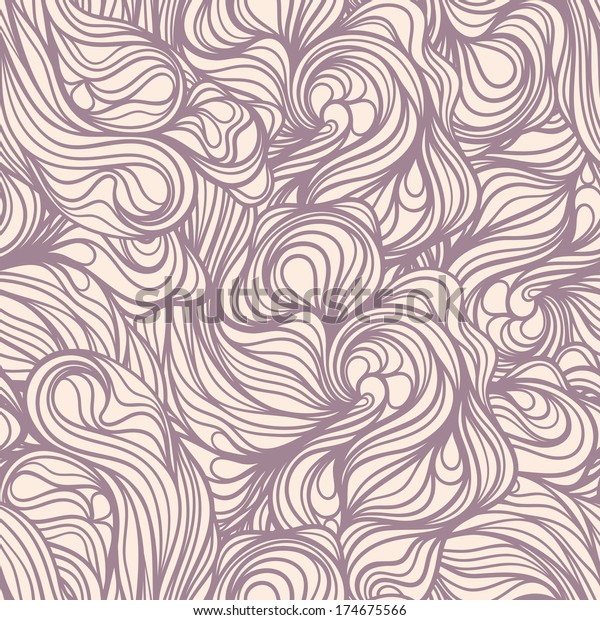 Seamless Wallpaper Purple Abstract Pattern On Stock Illustration ...