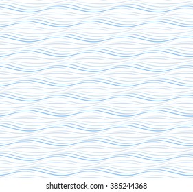 Seamless Water Wave Pattern Background Stock Illustration 385244368