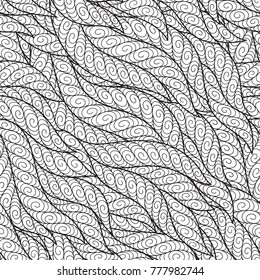 Seamless Wave Pattern Coloring Book Stock Illustration 777982744