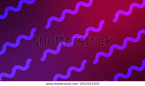 Seamless Wiggle Effect Nebular Space Background Stock Illustration ...