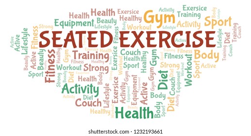 Seated Exercise Word Cloud Stock Illustration 1232193661 | Shutterstock