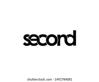 Second Original Monogram Logo Design Stock Illustration 1492784081 ...