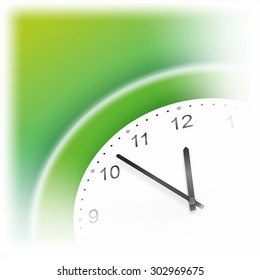 Section Clock Decorative Template Stock Illustration 302969675 ...