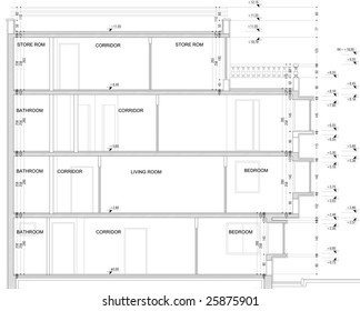 122 Autocad section drawing Images, Stock Photos & Vectors | Shutterstock