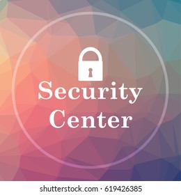 Security Center Icon Security Center Website Stock Illustration ...