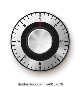Security Concept Safe Dial Icon Illustration Stock Illustration ...