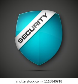 Security Guard Shield Concept Safety Badge Stock Illustration ...
