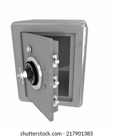Security Metal Safe Empty Space Inside Stock Illustration 216680575