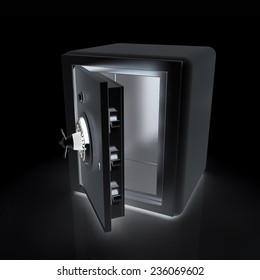 Security Metal Safe Empty Space Inside: ภาพประกอบสต็อก 236833927 ...