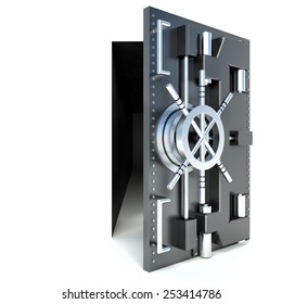 Security Metal Safe Empty Space Inside Stock Illustration 253414786