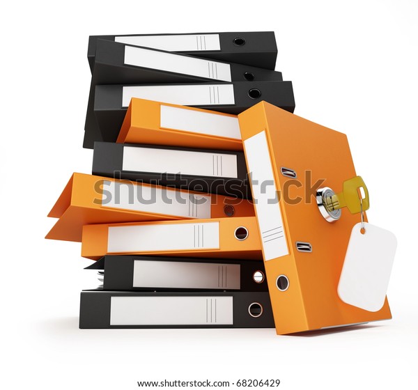 Security Office Documents Folders Stock Illustration 68206429 ...