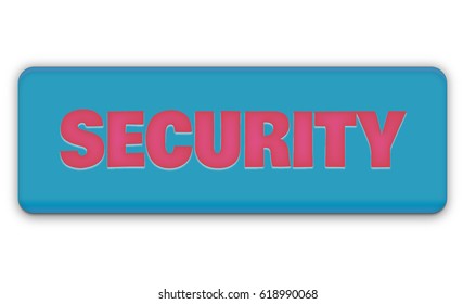 Security Text Title Headline 3d Fancy Stock Illustration 618990068 ...