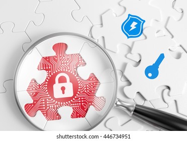 629 Cyber security puzzle Images, Stock Photos & Vectors | Shutterstock
