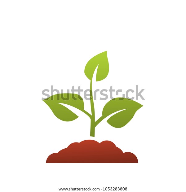 Seedling Icon Growing Tree Green Agriculture Stock Illustration ... Seedling Icon Growing Tree Green Agriculture Stock Illustration ...