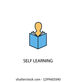Selflearning Icon Simple Element Illustration Selflearning Stock Vector ...