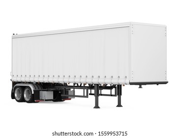 Small Car Trailer Side View Isolated: стоковая векторная графика (без ...