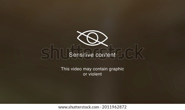 Sensitive Content Blurred Video Background Stock Illustration ...