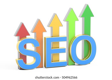 Seo Concept 3d Rendering Isolated On Stock Illustration 504962566 ...