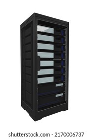 1,542 3d illustration server rack white background Images, Stock Photos ...