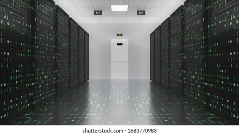 Server Racks Modern Data Center Camera Stock Illustration 1683770983 ...