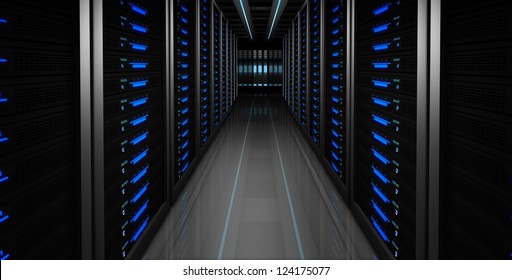 Server Room Stock Illustration 124175077 | Shutterstock