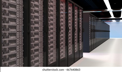 Server Room 3d Render Stock Illustration 467640863 | Shutterstock
