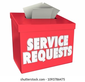 Service Requests Box Submit Problems Service Stock Illustration ...