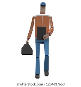 Serviceman 3d Rendering Stock Illustration 1234637677 | Shutterstock
