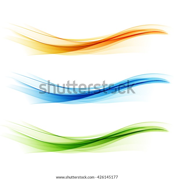 Set Abstract Color Wave Design Element Stock Illustration 426145177 Set Abstract Color Wave Design Element Stock Illustration 426145177