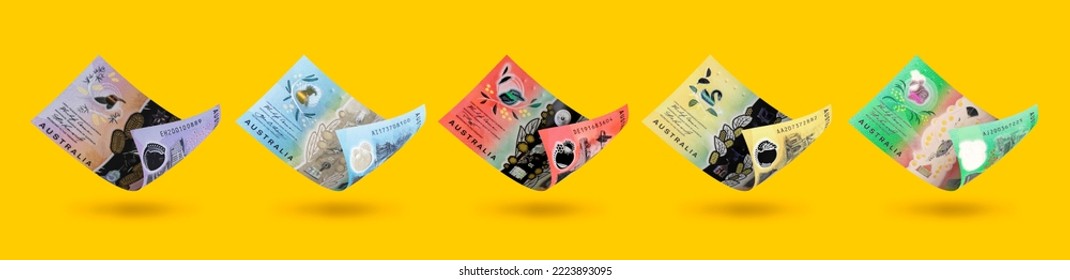 3d Stack Australian Dollar Notes Stock Illustration 2200529247 ...