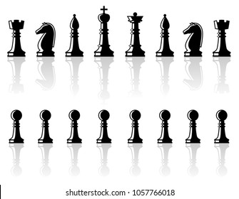 Illustration Chess Pieces 3 Vector Stock Vector (Royalty Free ...